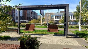 Angarskiye Kaskady Square (Irkutsk Region, Bratsk, Angarskiye Kaskady Square), kültür ve eğlence parkları  Bratsk'tan