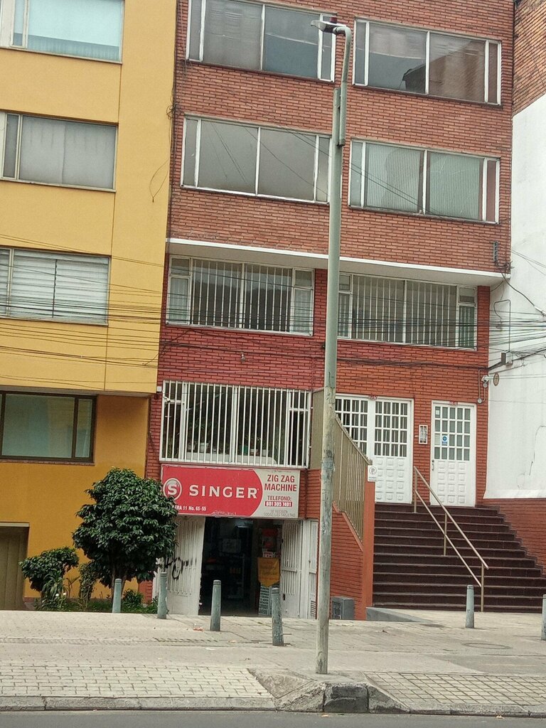Tekstil fabrikaları Singer Chapinero, Bogota, foto