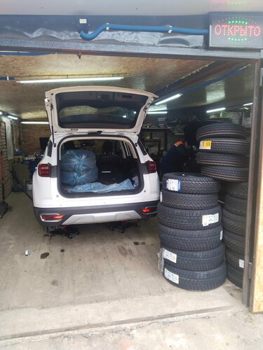 Oto lastik tamiri Шиномонтаж, Lyuban, foto