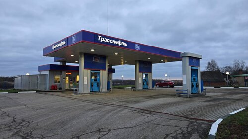 Benzin istasyonu Trass-Neft, İvanovskaya oblastı, foto