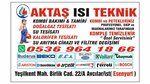 Aktaş ısı teknik (İstanbul, Avcılar, Yeşilkent Mah., Birlik Cad., 22A), isıtma sistemlerinin kurulumu ve bakımı  İstanbul'dan