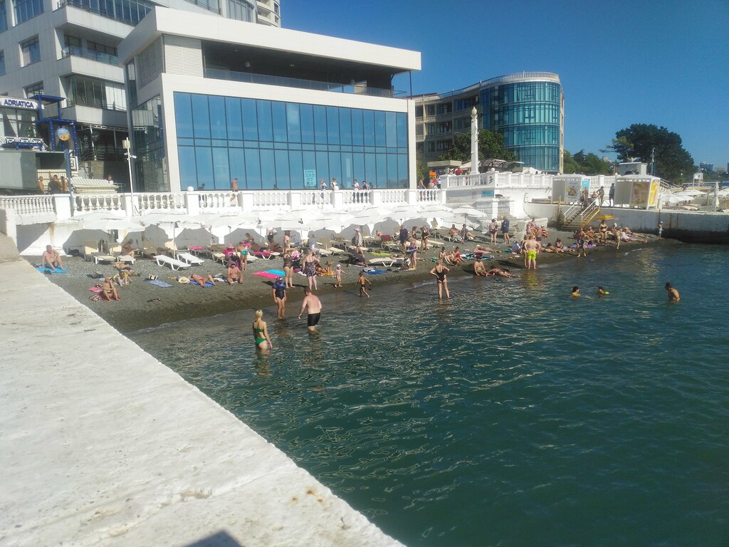 Plaj Лечебный пляж, Soçi, foto