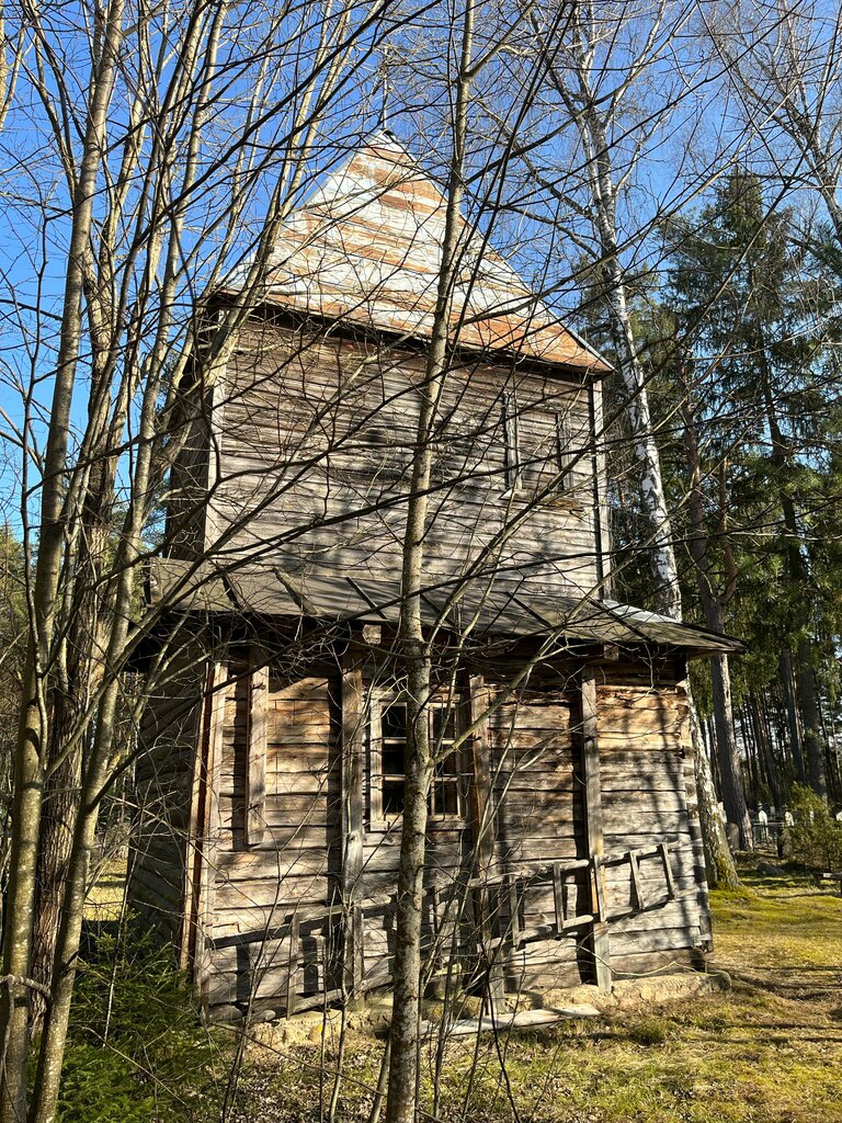 Şapel, haç anıtı Часовня Святого Николая, Minskaya oblastı, foto