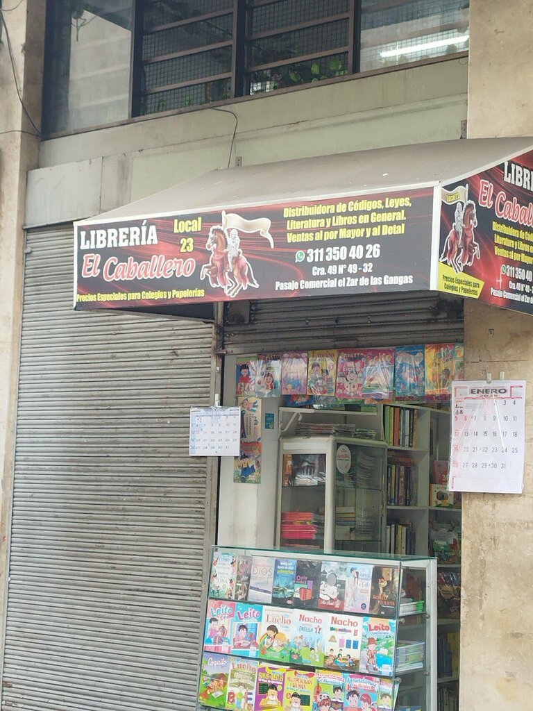 Kitap mağazaları Bookstore El Caballero, Medellin, foto
