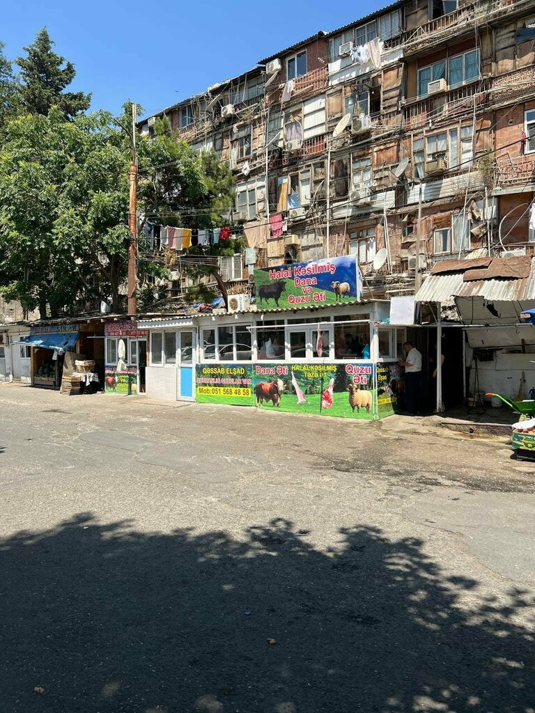 Kasap, şarküteri Qəssab Elşad, Bakü, foto