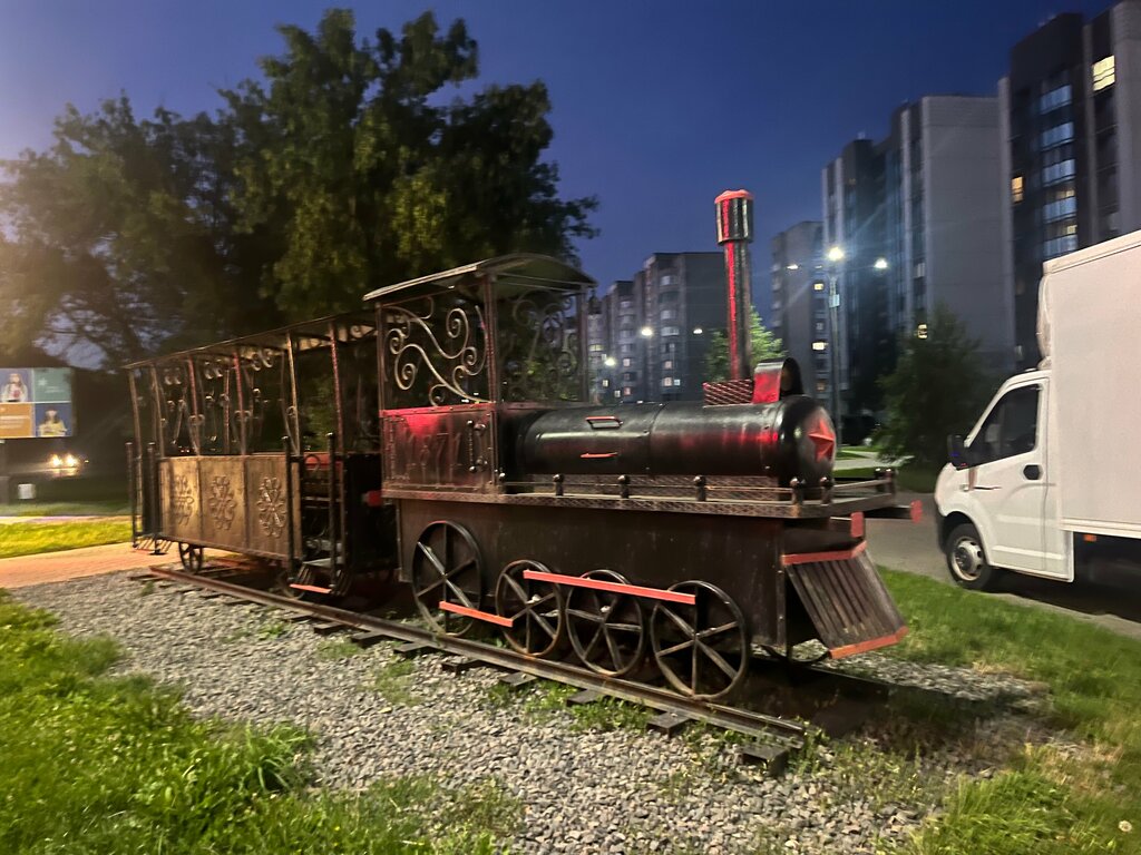 Teknoloji anıtı Паровоз, Baranavichy, foto