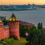 Просторные апартаменты Км Tower Plaza в центре посуточно (Maksima Gorkogo Street No:23А), kısa süreli konaklama  Nijni Novgorod'dan