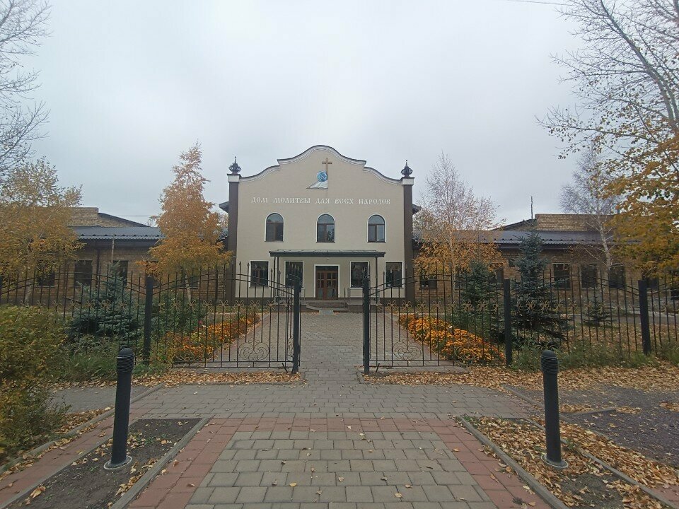 Protestan kilisesi Preobrazhenie ECB, Karağandı eyaleti, foto