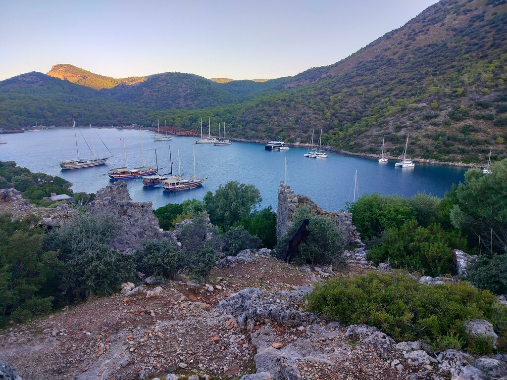 Turistik yerler Gemiler Adası, Muğla, foto