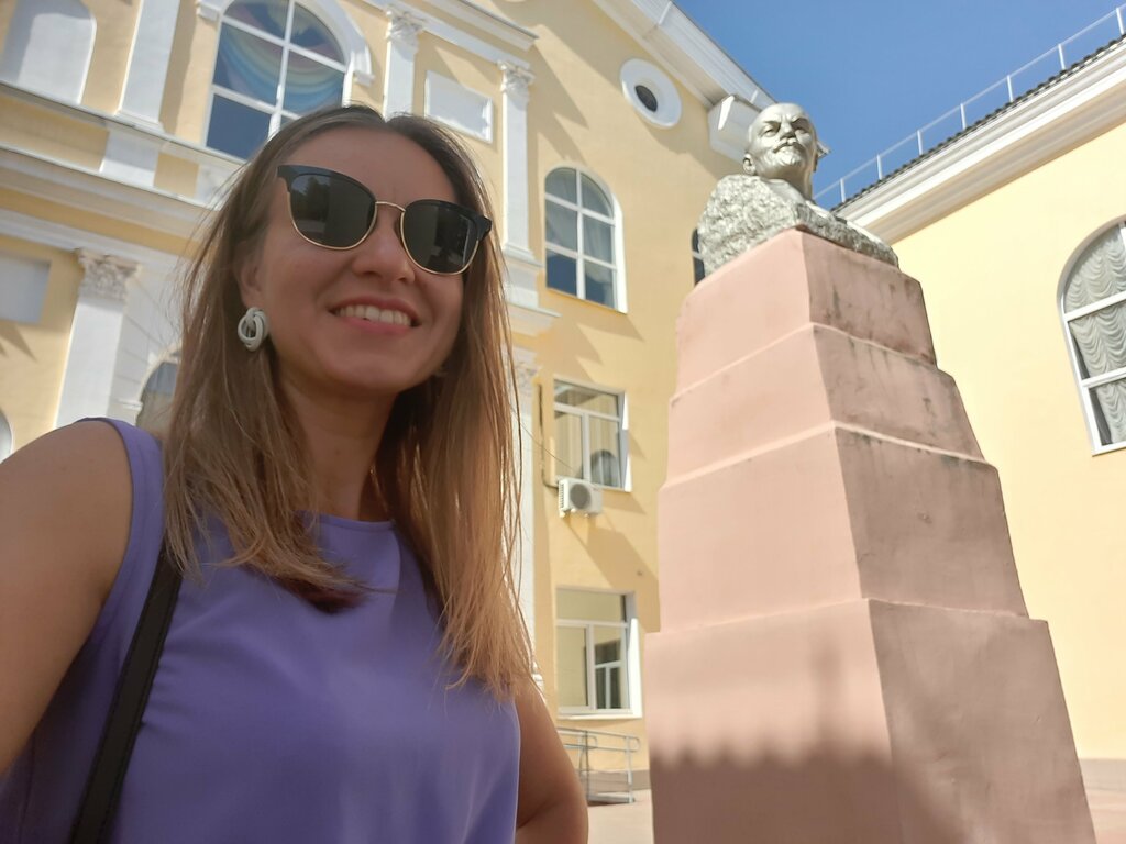 Anıt, heykel Бюст В.И. Ленина, Tula, foto