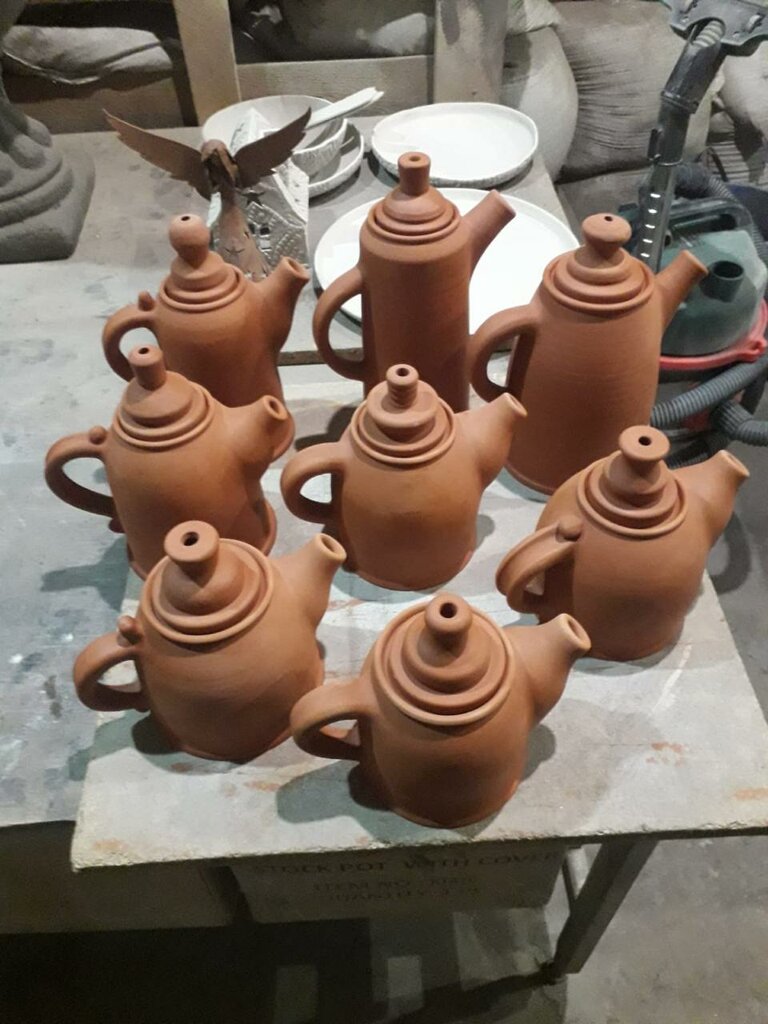 Çömlek atölyesi Гончарная лавка Андрея Челобанова, Moskova ve Moskovskaya oblastı, foto