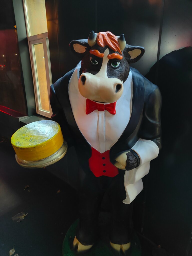 Park, sokak heykeli Бык-официант, Samara, foto