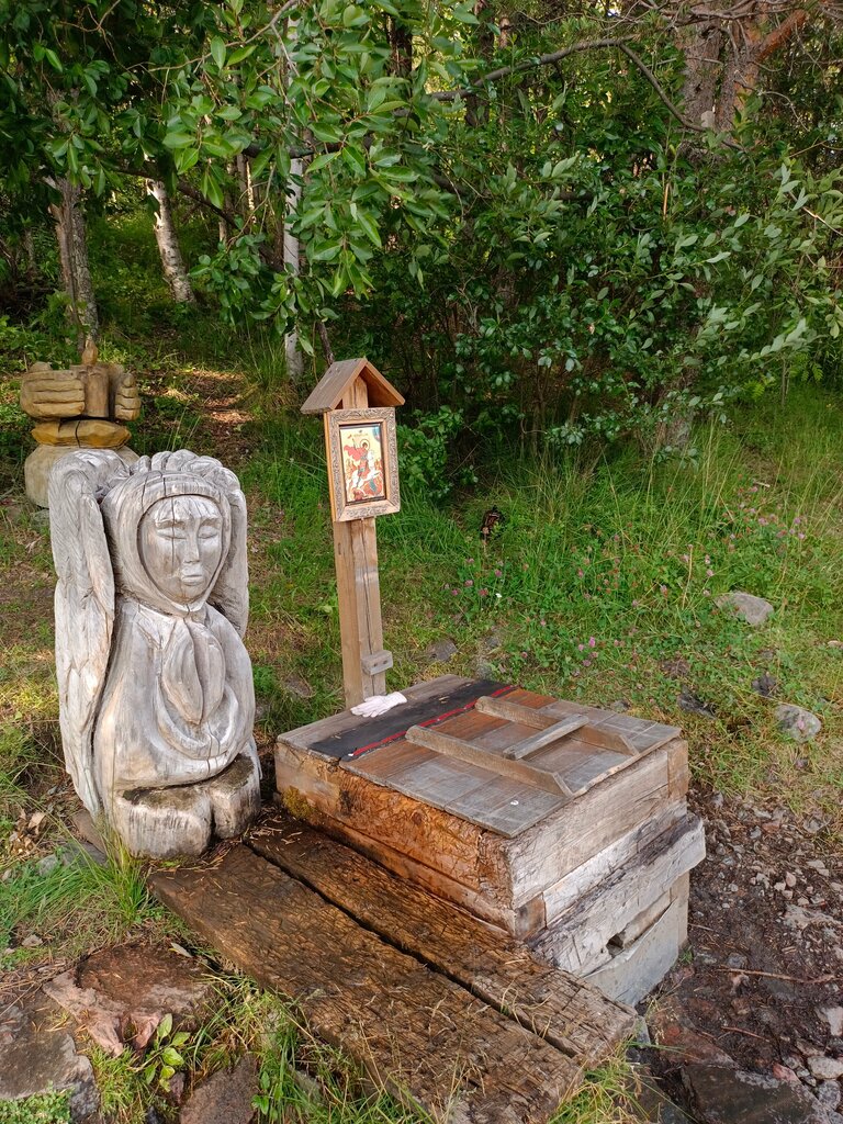 Pınar, çay Spring, stream, Murmanskaya oblastı, foto