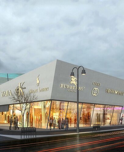 Alışveriş merkezleri Midtown Central Majan, Dubai, foto
