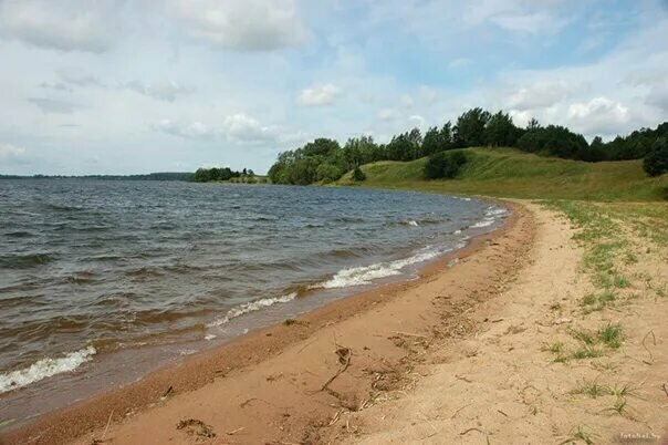 Plaj Езерищенский пляж, Vitebskaya oblastı, foto