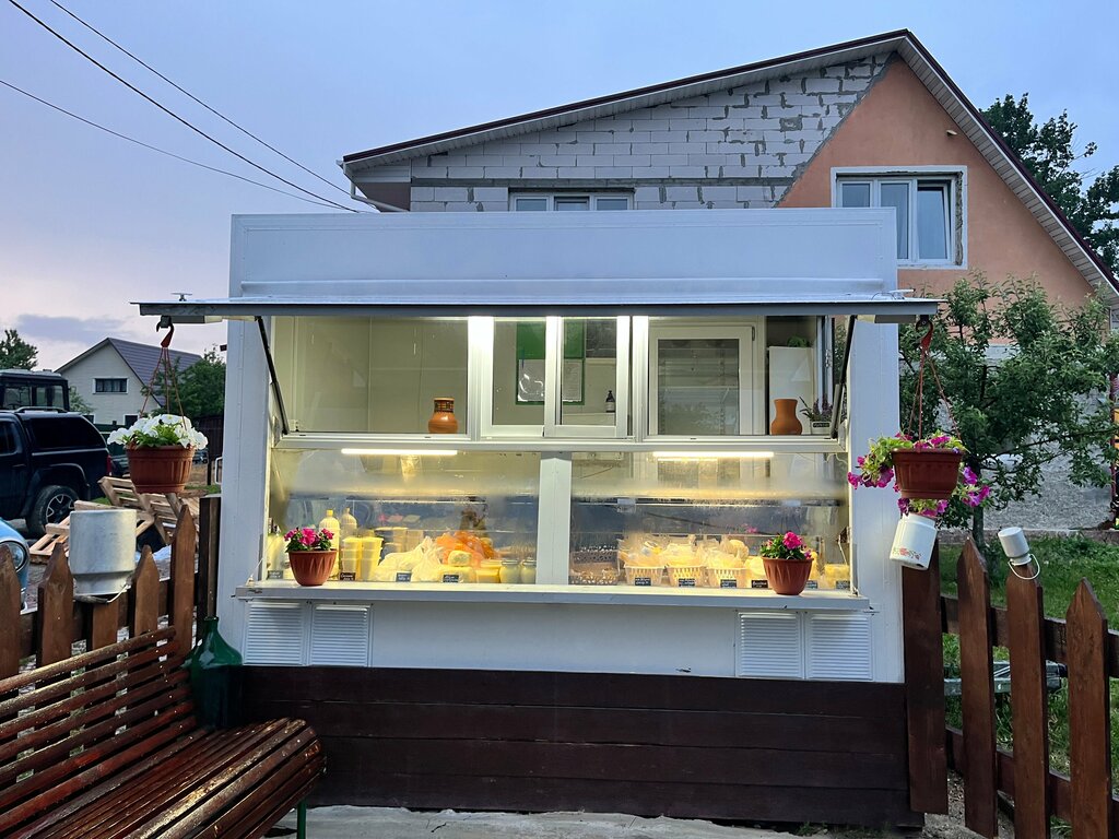 Süt ürünleri satış mağazaları Ferma_chulkovo, Moskova ve Moskovskaya oblastı, foto