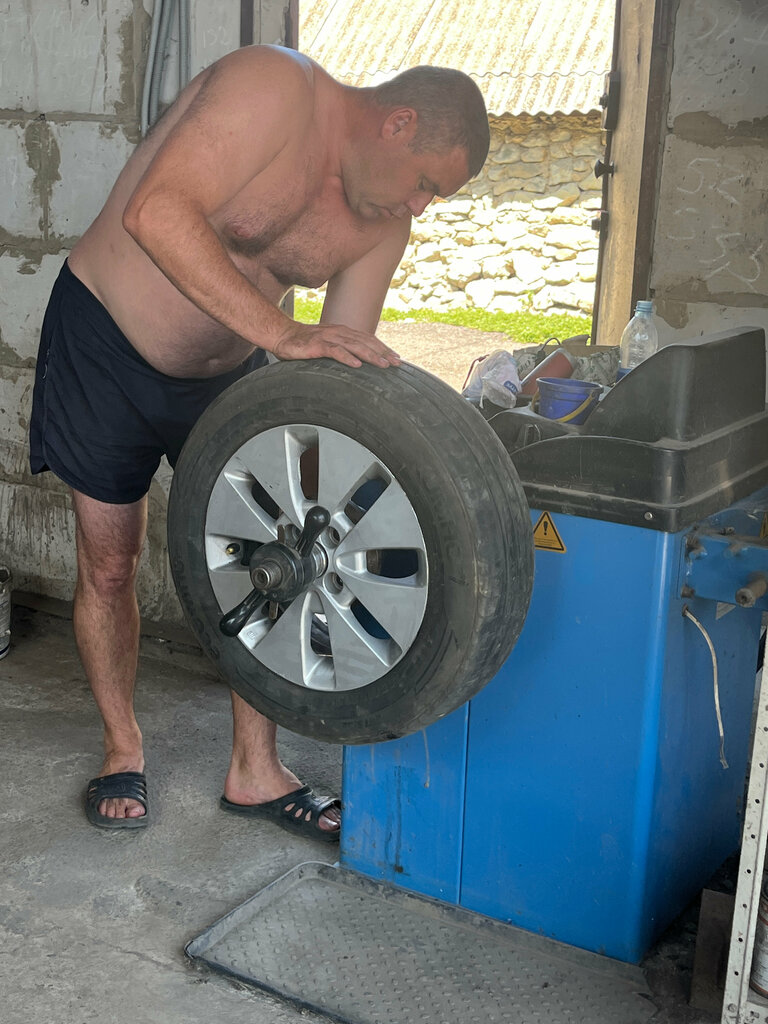 Oto lastik tamiri Шиномонтаж, Voronejskaya oblastı, foto
