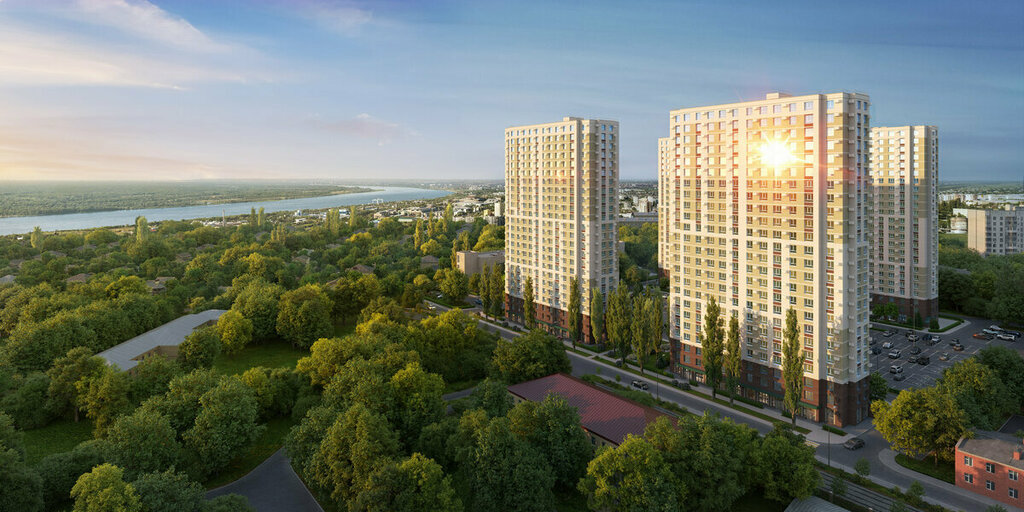 Konut blokları Siberia Park, Volgograd, foto