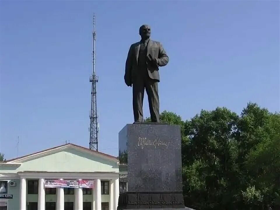 Anıt, heykel В.И. Ленин, Komsomolsk‑at‑Amur, foto