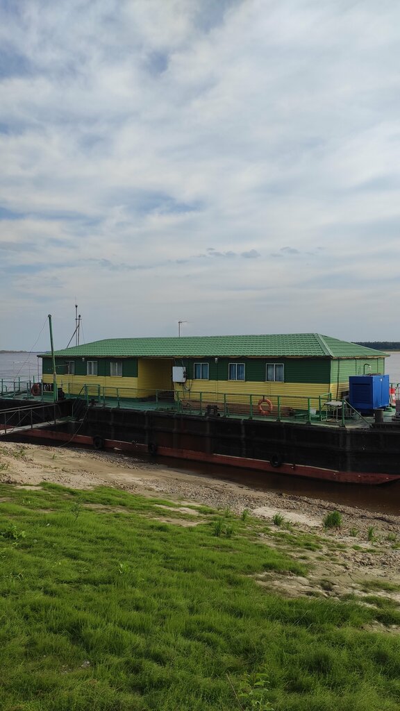 i̇skele пристань Пионерный, Hantı‑Mansi Özerk Okrugu, foto