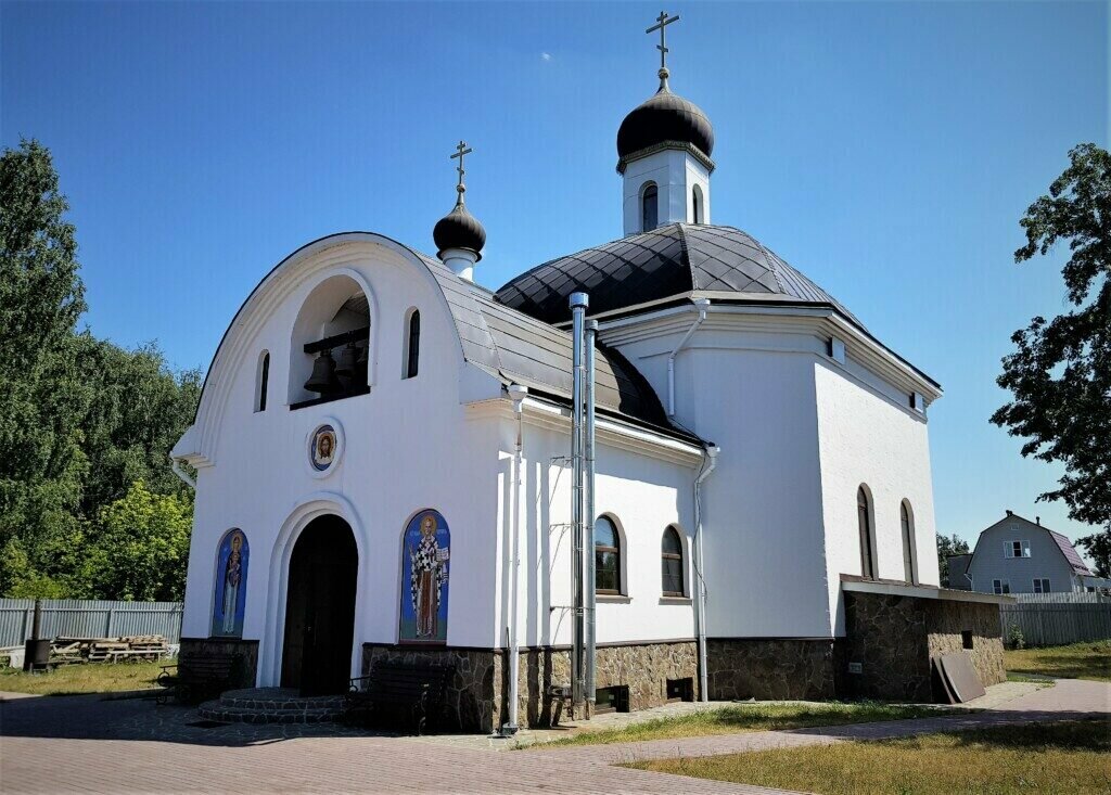 Ortodoks kiliseleri Мропп Никольский храм д. Клишева, Moskova ve Moskovskaya oblastı, foto