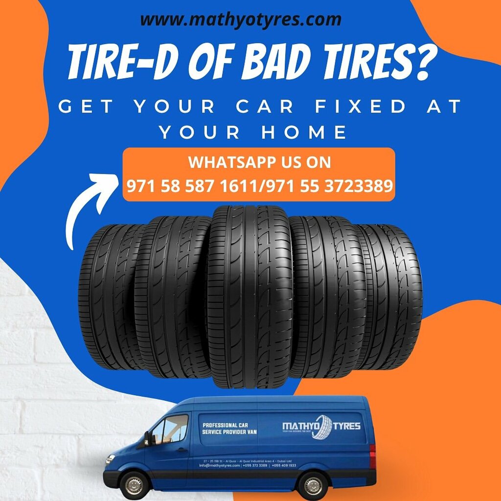 Oto lastik tamiri Mathyo Tyre Trading, Dubai, foto