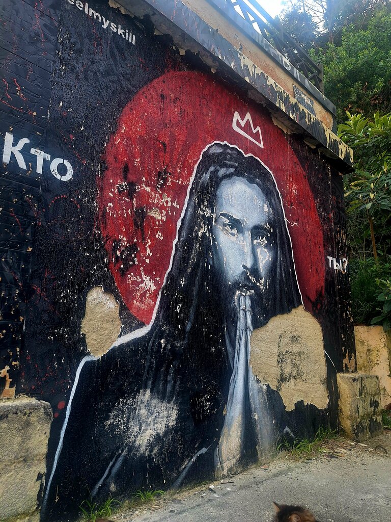 Sokak sanatı Граффити в память о Кирилле Децл Толмацком, Soçi, foto