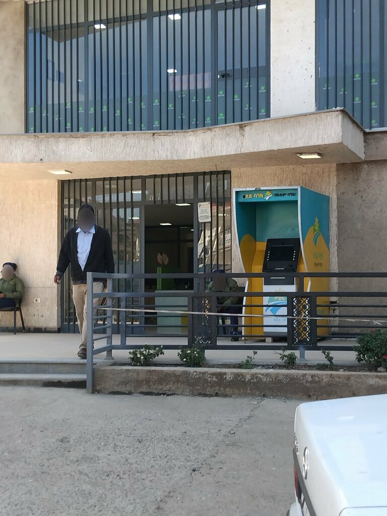 ATM'ler Tsedey bank, Addis Ababa, foto