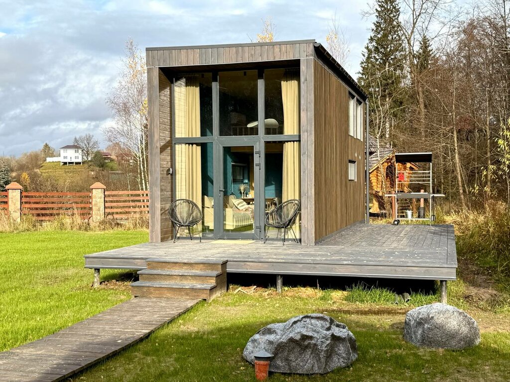 Yazlık ev inşaatı NordBox, Moskova ve Moskovskaya oblastı, foto