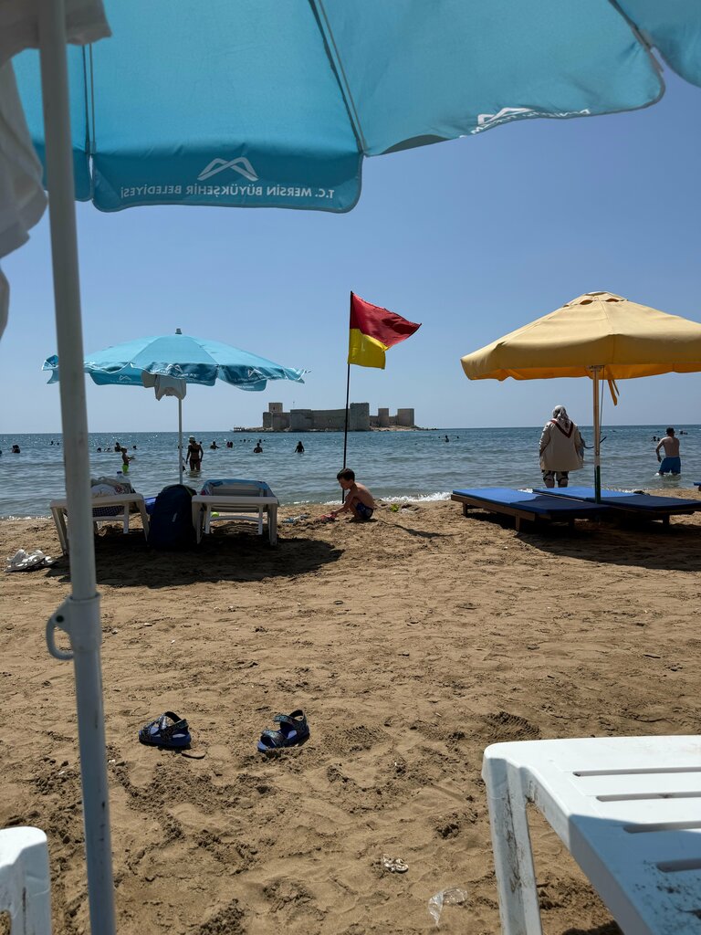 Plaj Kızkalesi Halk Plajı, Erdemli, foto