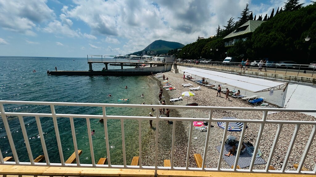 Plaj Пляж ФКУЗ Санаторий Алупка МВД России Дружба, Aluşta, foto
