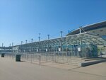 Gate 1 (Futbolnaya Alley No:1с5), geçiş noktaları, güvenlik kontrol alanı  Saint‑Petersburg'dan