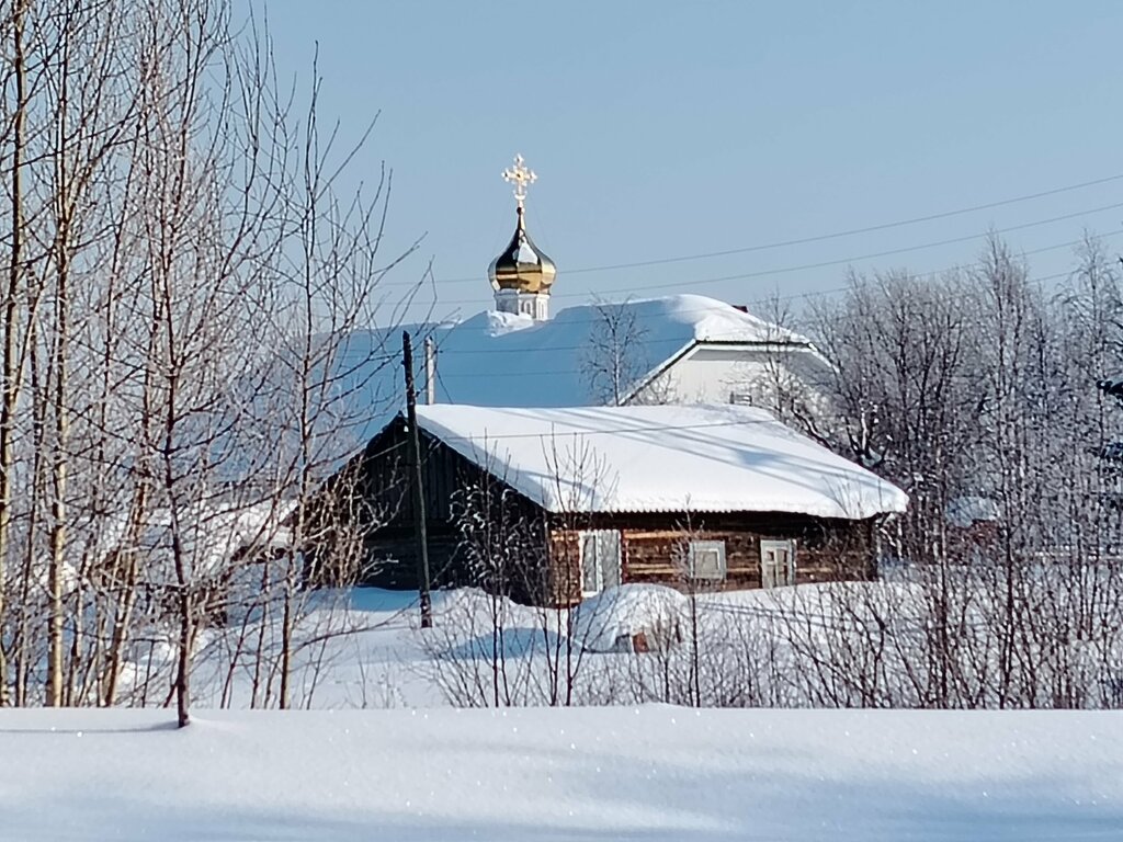 Ortodoks kiliseleri Церковь Троицы Живоначальной, Krasnoyarski krayı, foto