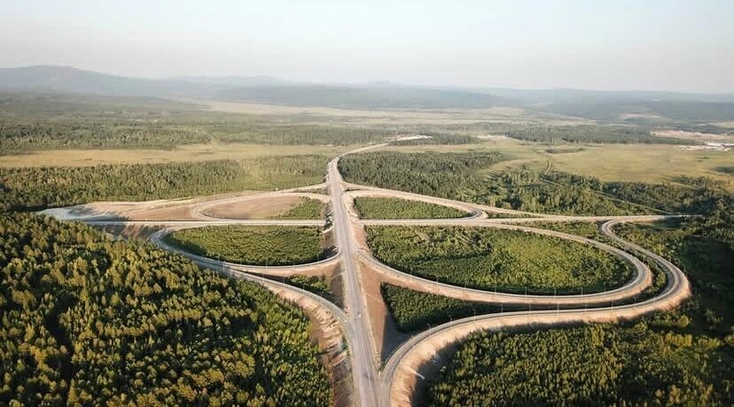 Giriş işareti А-360 Невер-Якутск, Amursk Bölgesi, foto