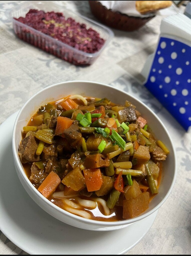 Kantin, yemekhane Asyl Nan, Almatı, foto