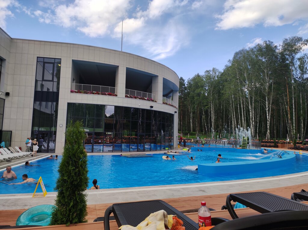 Yüzme havuzları Термы Хвоя, Novosibirskaya oblastı, foto