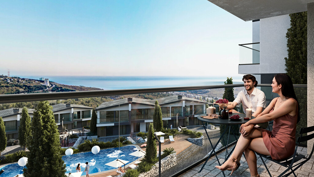 Konut blokları Удачное, Kırım Cumhuriyeti, foto