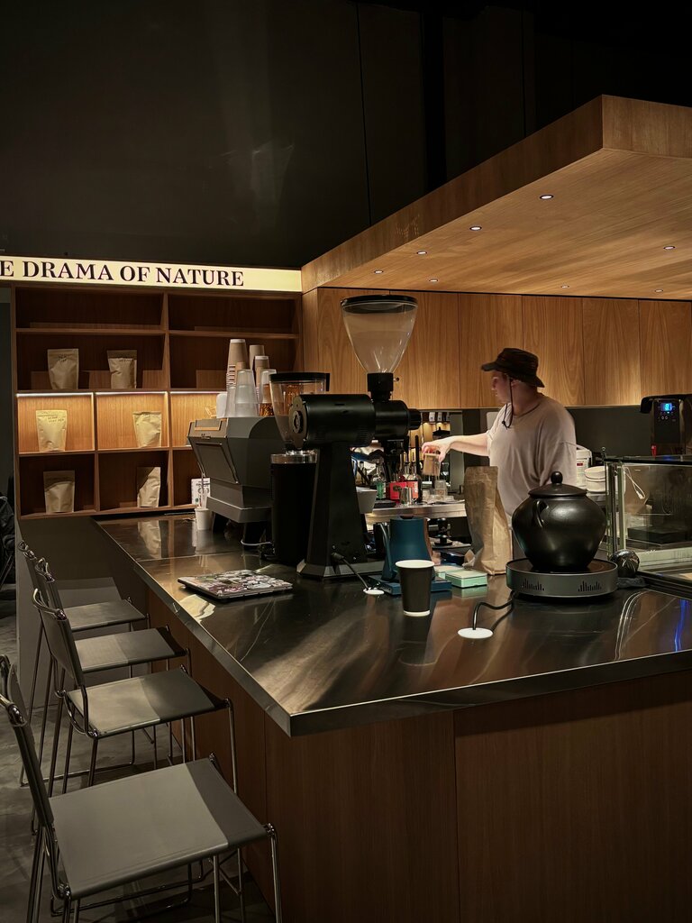 Kahve dükkanları Engineer Coffee, Moskova, foto