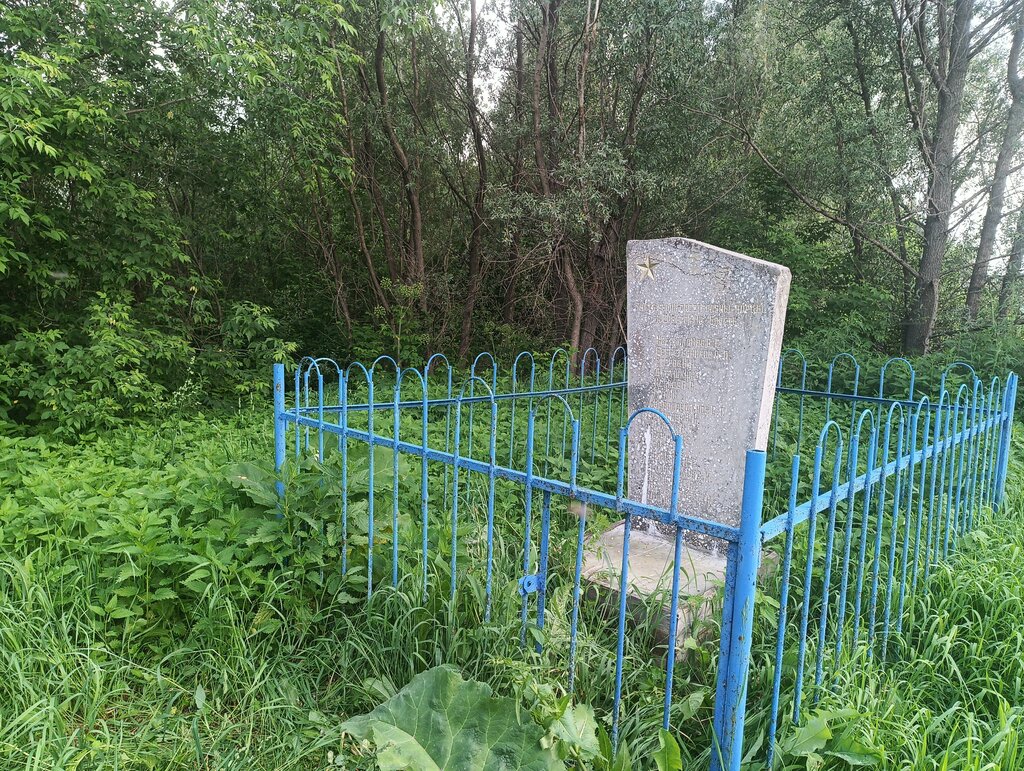 Anıt, heykel Здесь были расстреляны борцы за Советскую власть, Altayski krayı, foto
