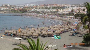 Плайя де Торвискас (Canarias, Santa Cruz de Tenerife, Adeje, Torviscas Bajo), plaj  Kanarya Adaları'ndan
