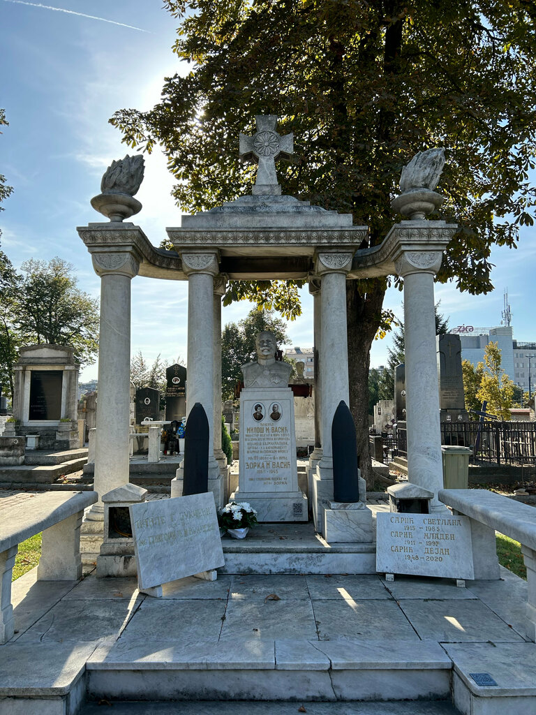 Mezarlıklar Belgrade New Cemetery, Belgrad, foto