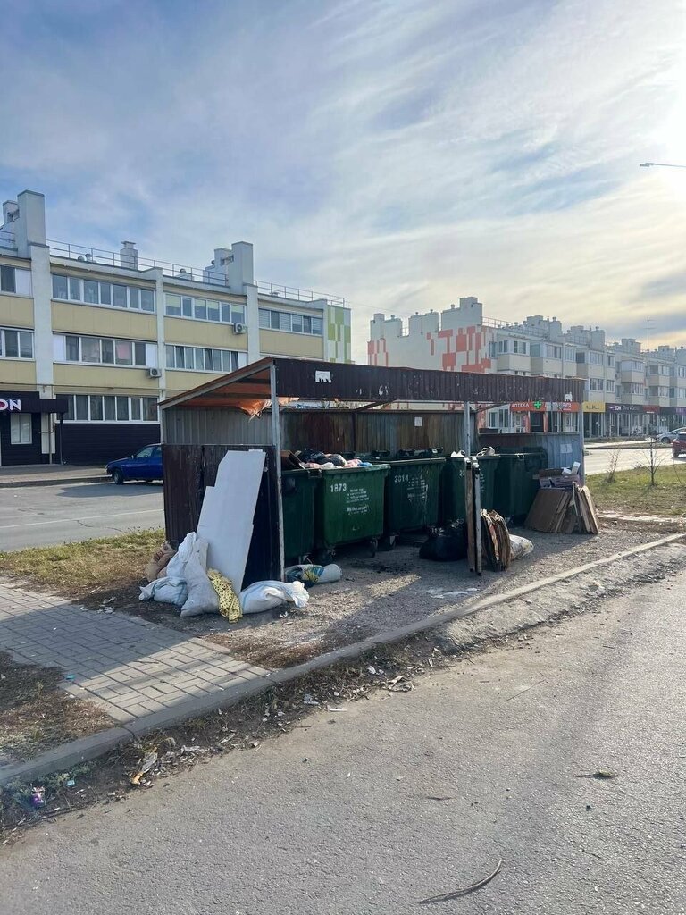 Çöp alanları Trash and garbage disposal area, Ulyanovsk, foto