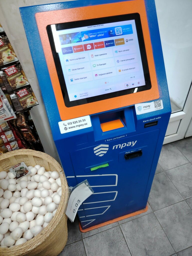 Ödeme terminali Mpay, Bakü, foto