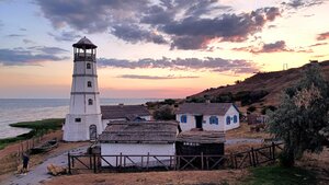 Lighthouse, dekoratsiya k filmu Smotritel mayaka (Rostov Region, Neklinovskiy rayon, Sinyavskoye selskoye poseleniye), turistik yerler  Rostovskaya oblastından
