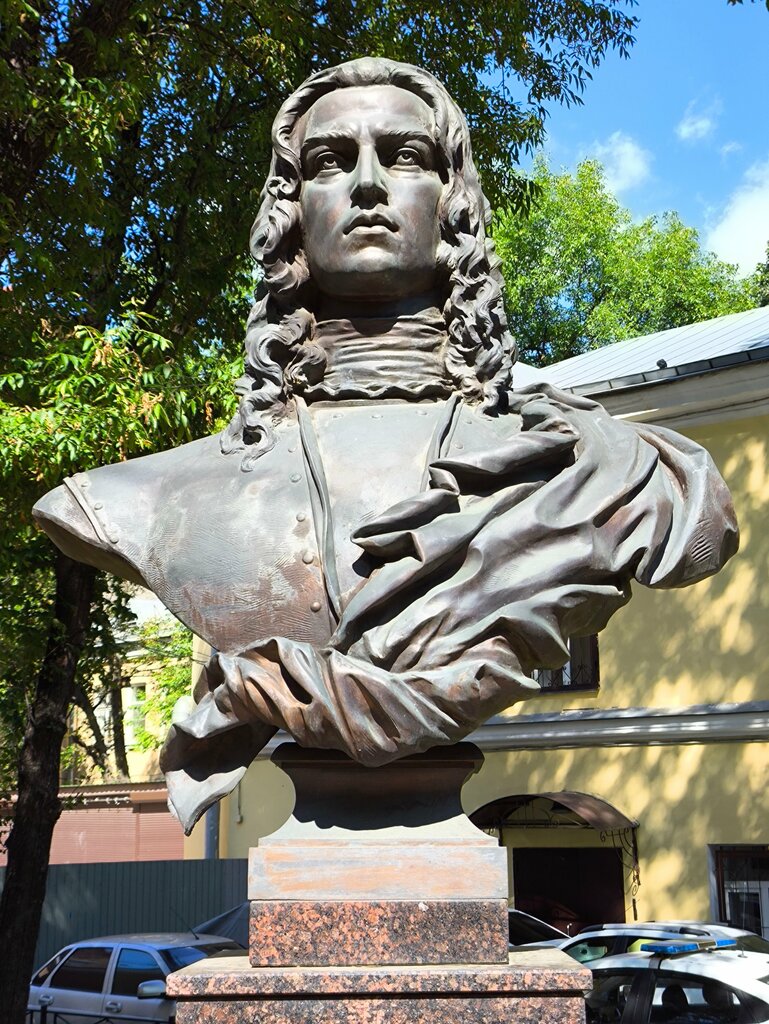 Anıt, heykel Первый генерал-полицмейстер России Антон Мануилович Девиер, Saint‑Petersburg, foto