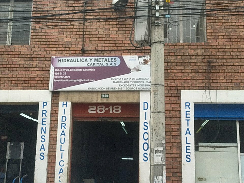 Makina mühendisliği firmaları Hidráulica y Metales Capital S. A. S, Bogota, foto