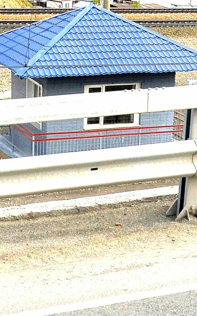 Geçiş noktaları, güvenlik kontrol alanı Pass office, security post, Barnaul, foto