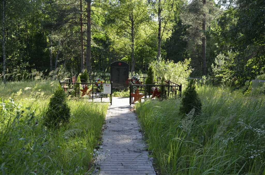 Anıt, heykel Братская могила, Kalujskaya oblastı, foto