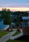 Терраса на озере (Dachny proyezd No:14/2, kottedzhny posyolok Dacha na ozere-2), otel  Moskova ve Moskovskaya oblastından