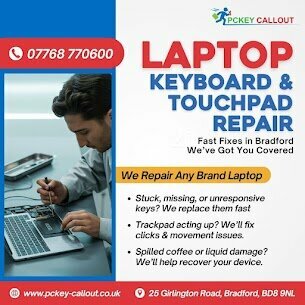 Bilgisayar teknik servisleri Laptop and Computer Repairs - PcKey Callout, Bradford, foto
